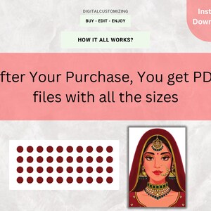 Pin the Bindi/bhindi on the Bride Poster Indian Wedding Game Bridal ...