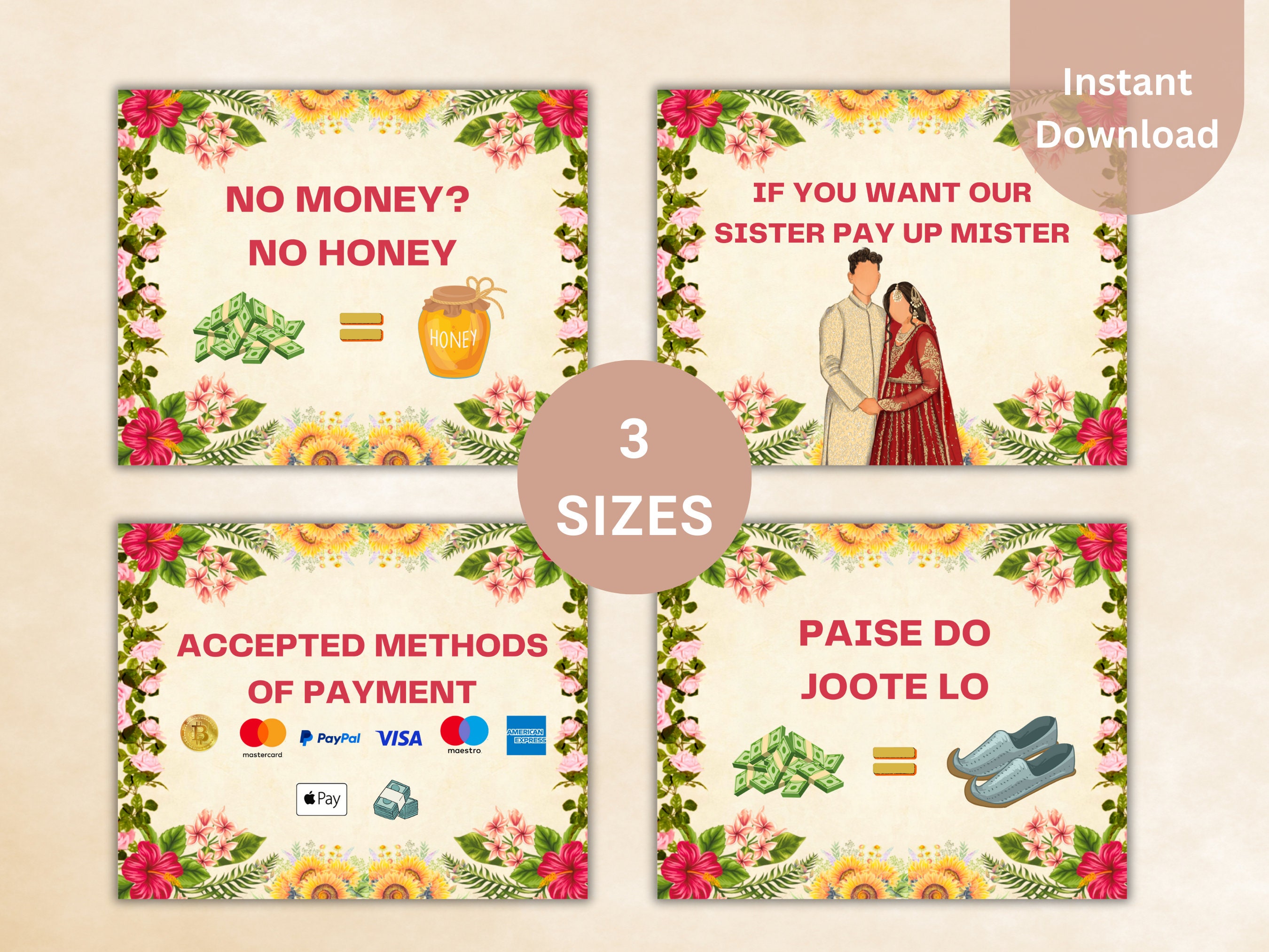 Indian Doli Welcome Sign Pakistani Party Signage Baraat Sign Board ...