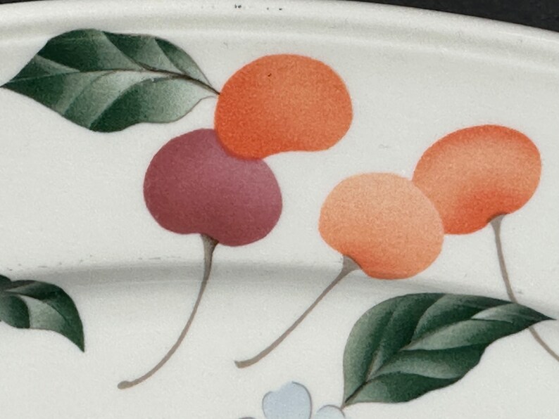 Villeroy & Boch 1748 Amigo "cherries, Leaves, and Flowers 14" Oval ...