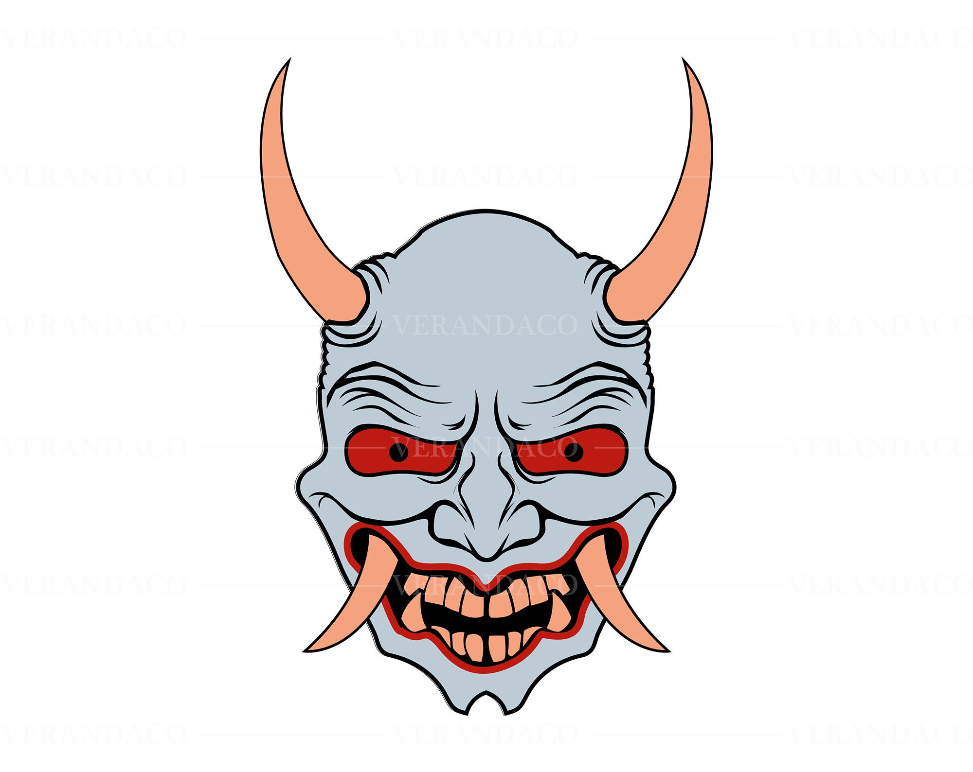 Oni Svg - Etsy