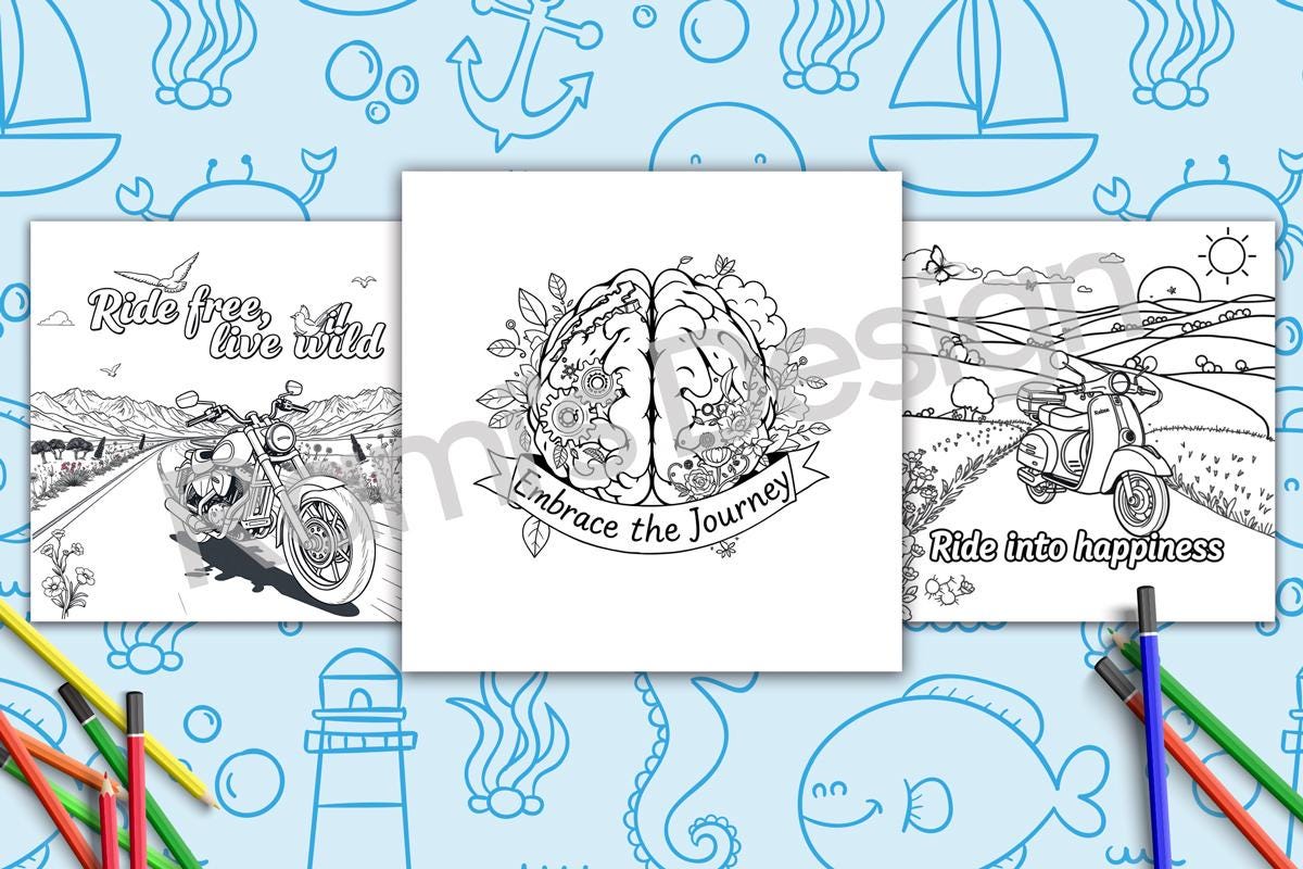 Mental Health Coloring Pages | Positive Affirmation Therapy Tools for ...