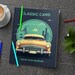 Classic Cars Adult Coloring Book Cover, Car Book Cover, Vintage Car ...