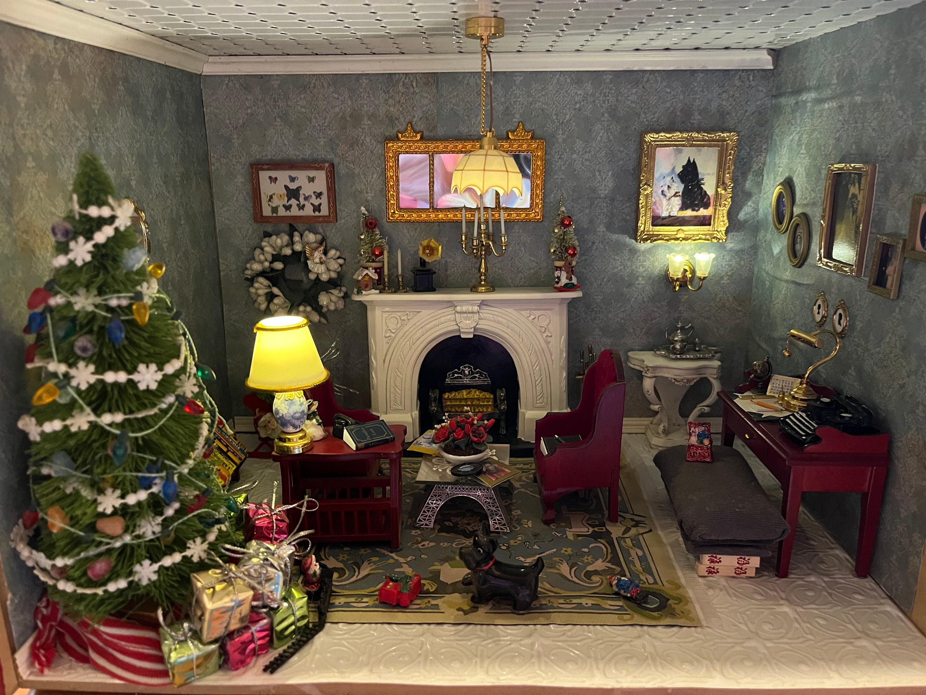 Miniature Christmas House - Etsy