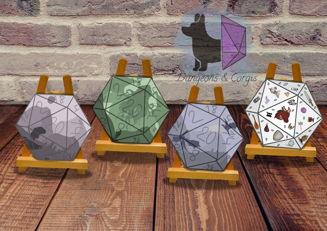 Dnd Dice Stickers | D&D Stickers | Glossy Stickers | - Etsy