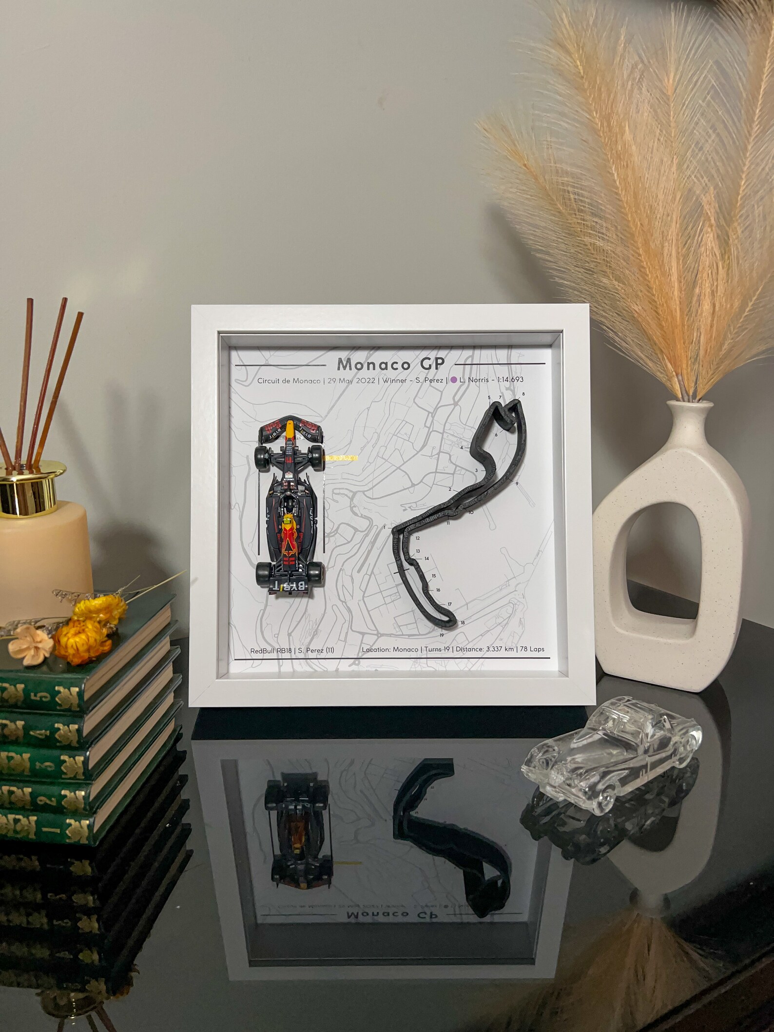 Sergio Perez 2022 Monaco GP Frame Redbull F1 Track Wall Art F1 Gift F1 ...