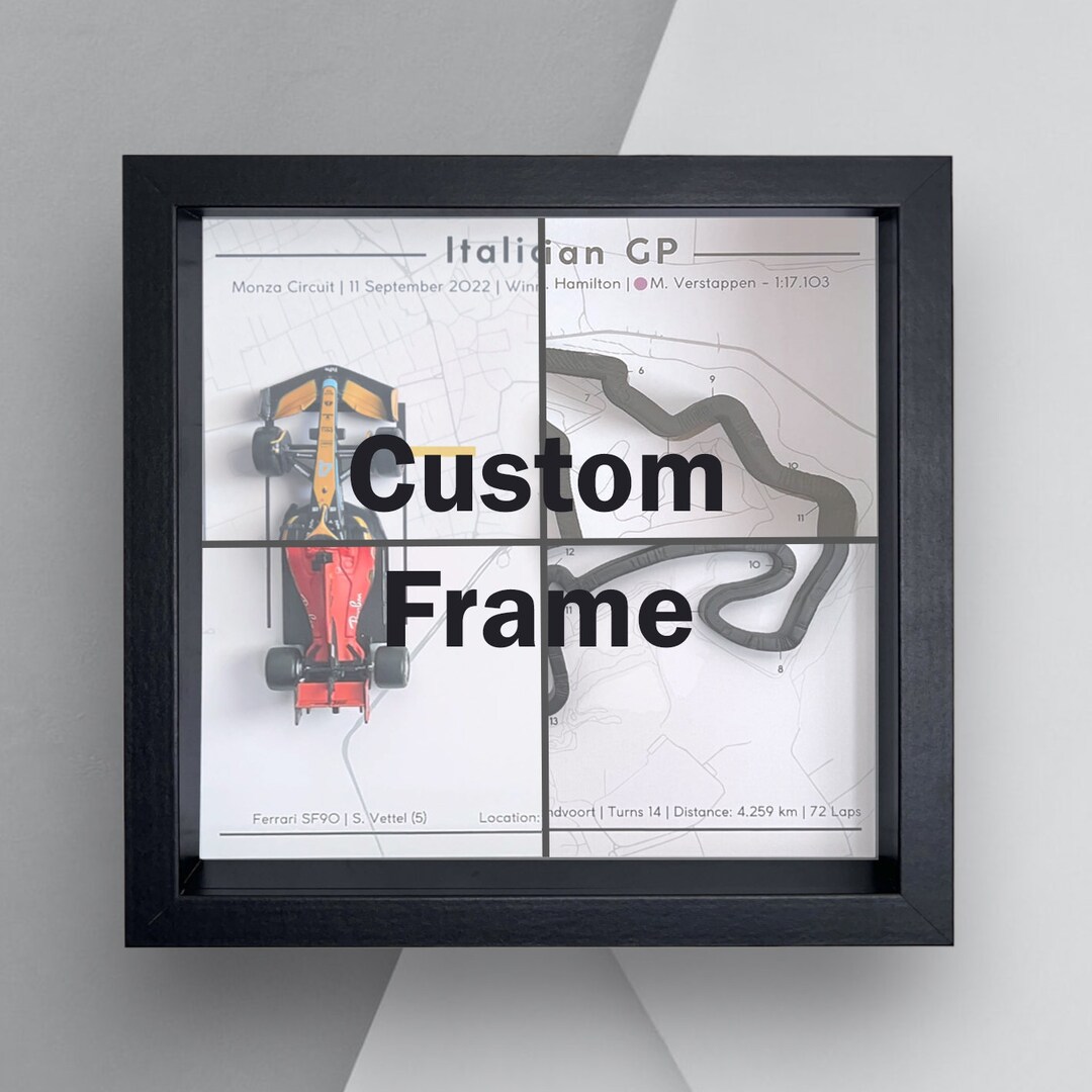Grand Prix Formula 1 With Car Frame Make Your Own F1 Frame F1 Track ...