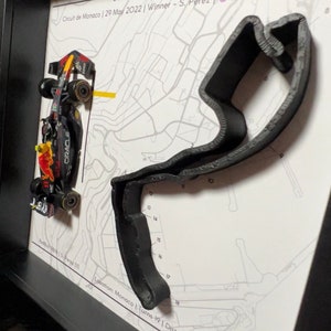 Sergio Perez 2022 Monaco GP Frame Redbull F1 Track Wall Art F1 Gift F1 ...