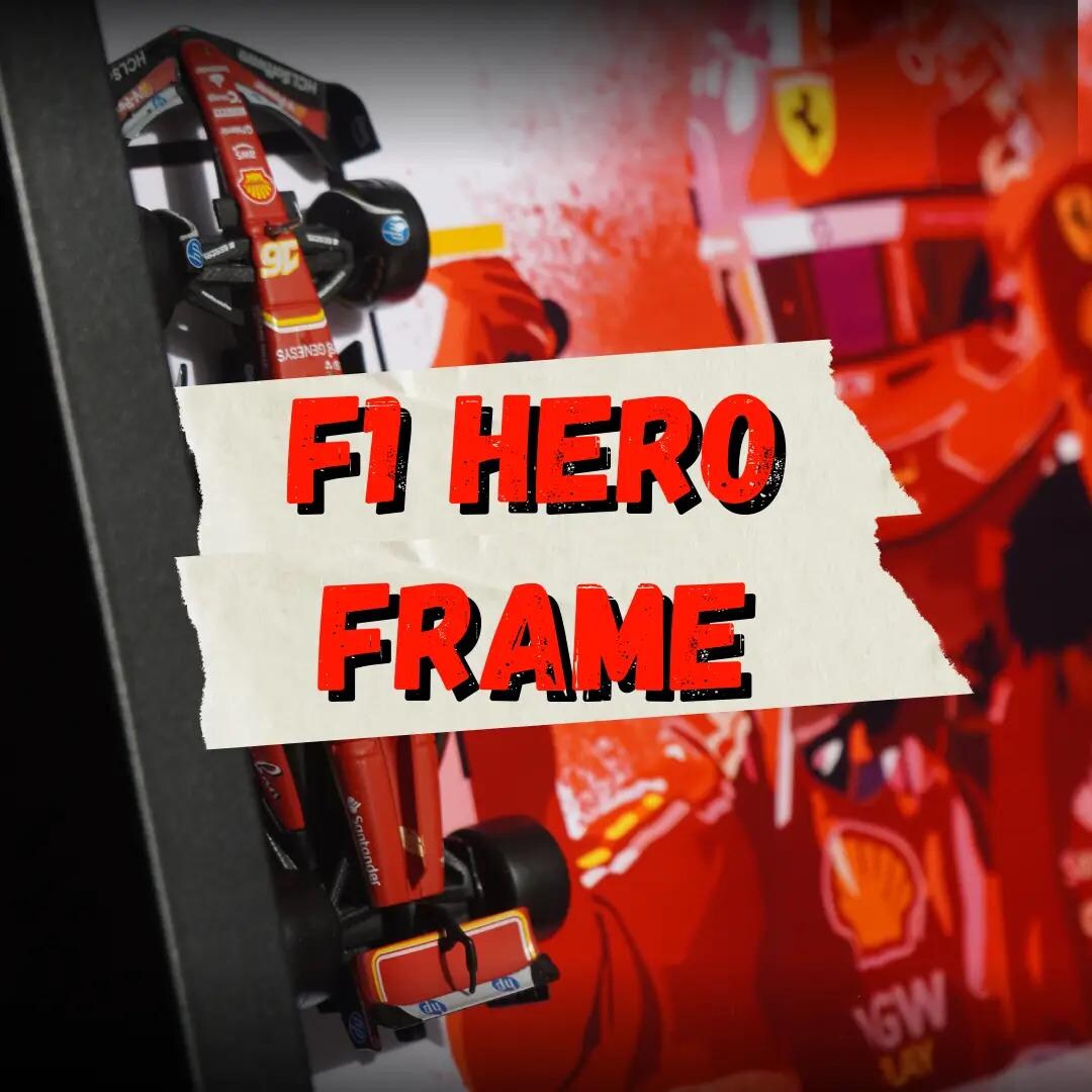 F1 Car Frame With Driver Photo | Formula 1 Memorabilia | Custom F1 Gift ...