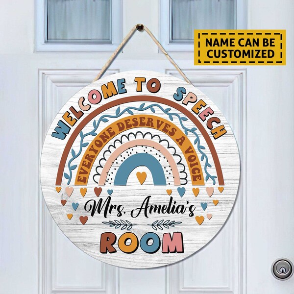 Speech Room Sign - Etsy