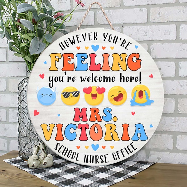 School Nurse Sign - Etsy