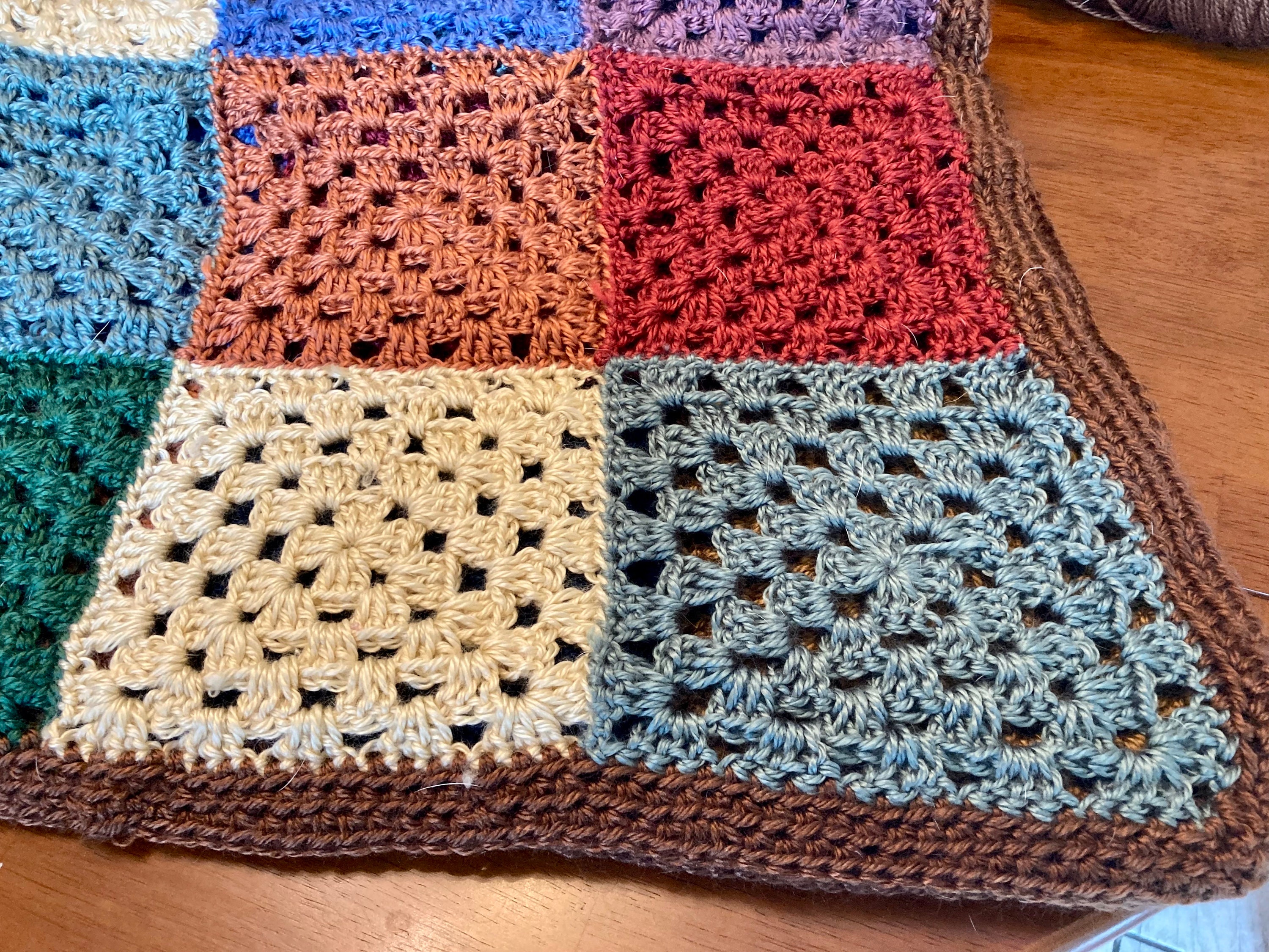 Fall Inspired Granny Square Blanket [made-to-order] - Etsy