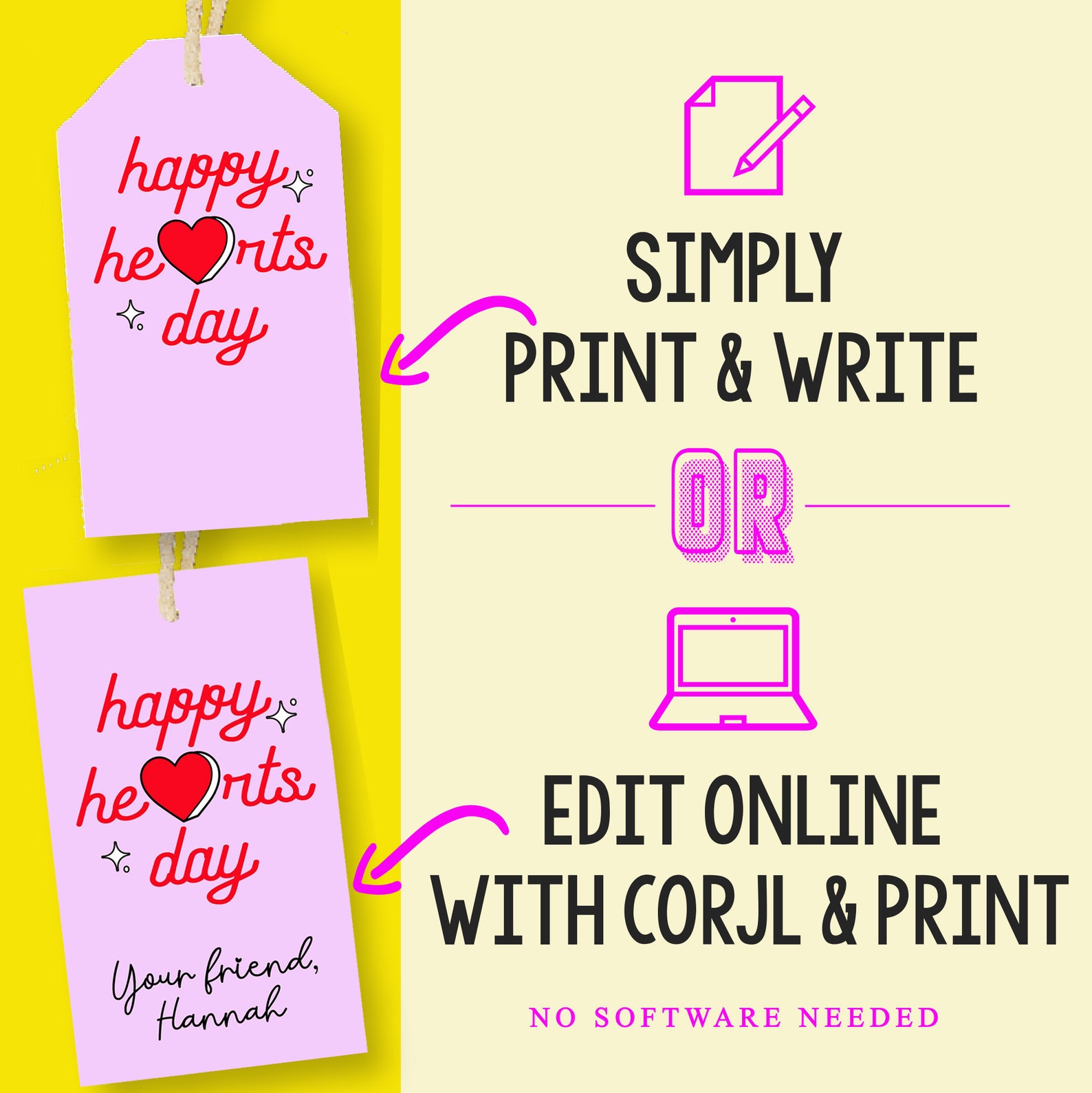 Editable Crazy Straw Tags, Valentine Cards for Kids School, You're Ex ...