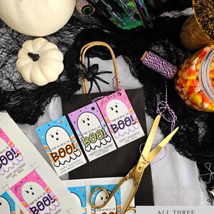 Printable Halloween Gift Tag Thank You for All You Boo Digital Tags ...