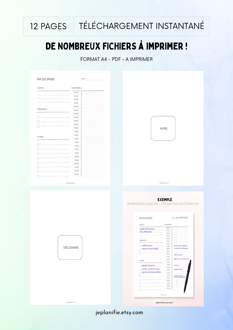 My Water Consumption Monitoring, Printable and Fillable File, A4 Pdf - Etsy