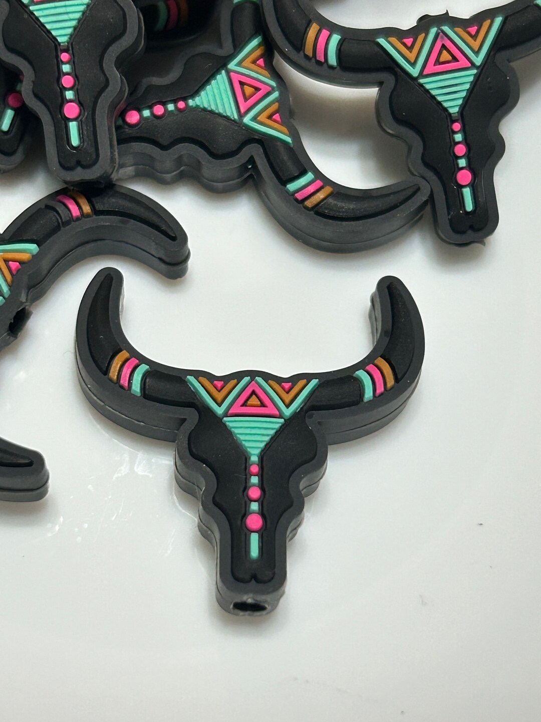 Focal Bead Aztec Skull - Etsy