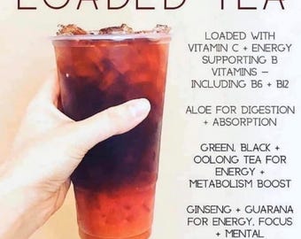 Tropical Energy | Loaded Vitamin Tea | Energy Tea | Mega Tea | Tea Bomb ...