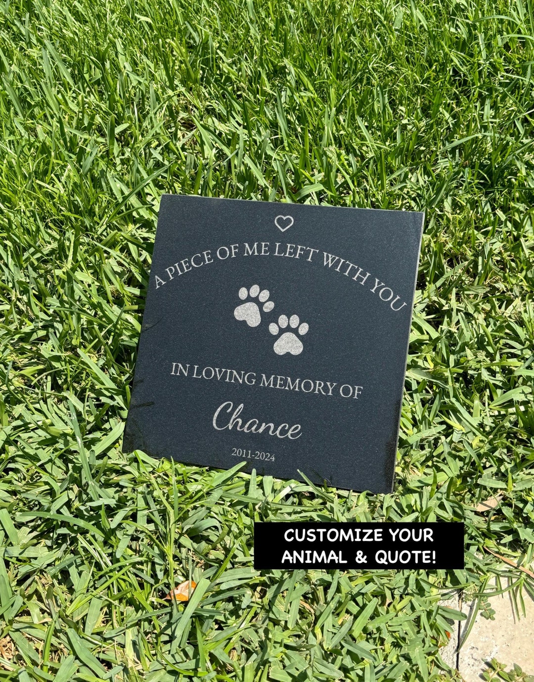 Pet Memorial, Dog Memorial Stone, Cat Memorial Stone, Pet Memorial ...