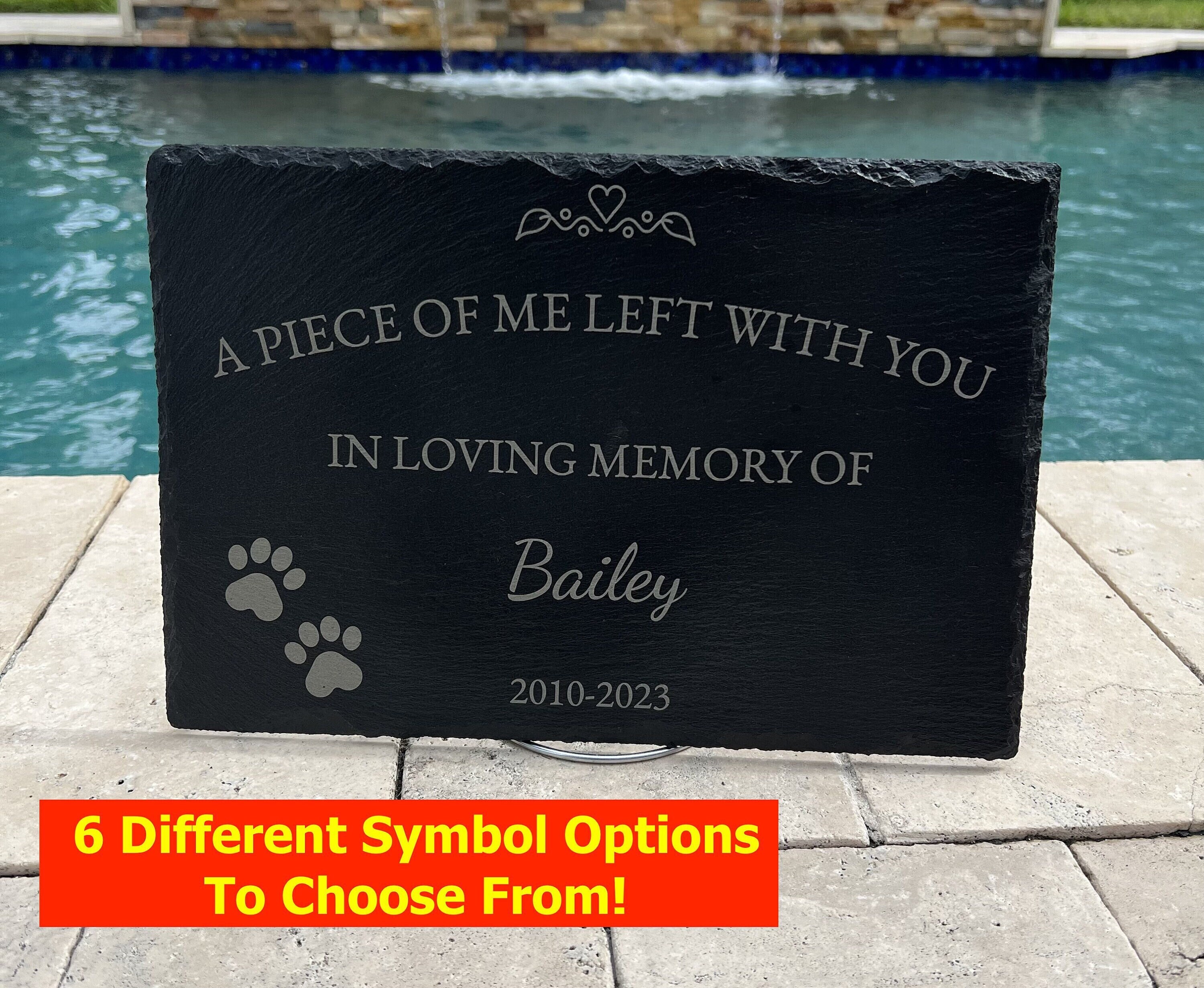Pet Memorial, Dog Memorial, Cat Memorial, Pet Garden Memorial Stone ...