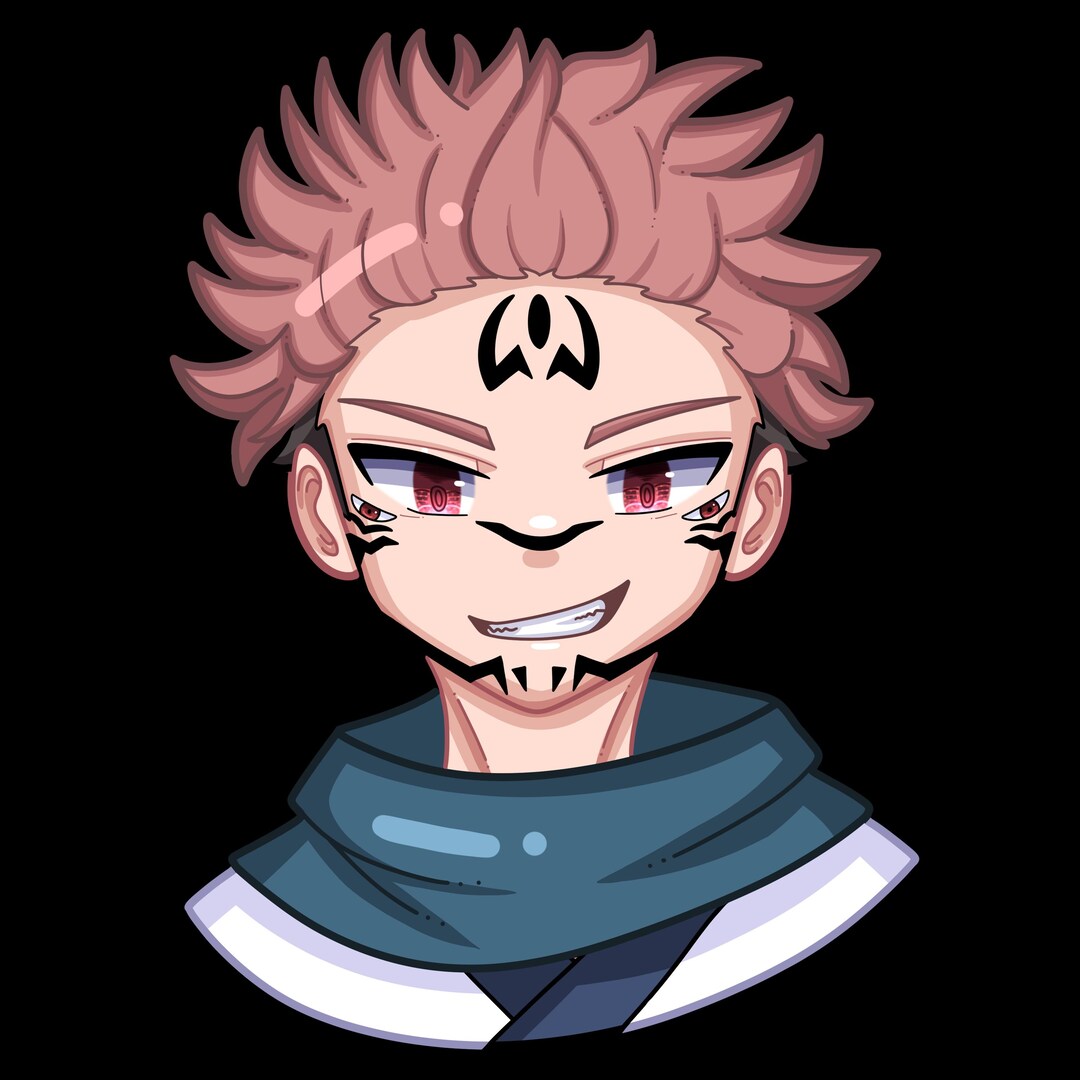 Ryomen Sukuna Sticker 2inch - Etsy