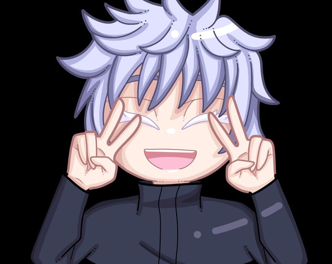 Satoru Gojo Sticker 2inch - Etsy