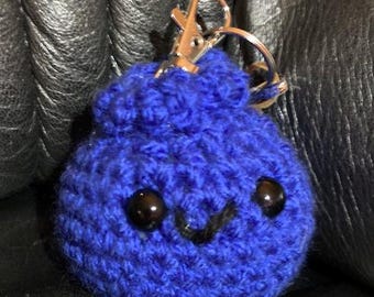 Blueberry Keychain PDF Pattern, Crochet Blueberry Pattern, PDF Pattern ...
