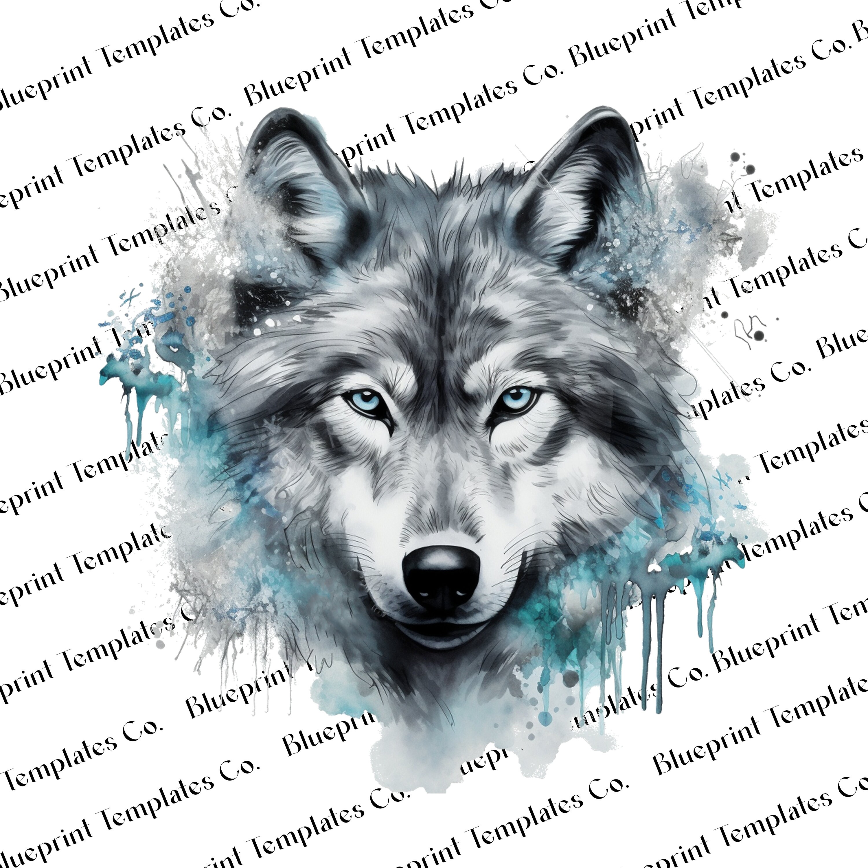 Wolf Png Sublimation Design Downloads Wolf Png Wolf Portrait - Etsy UK