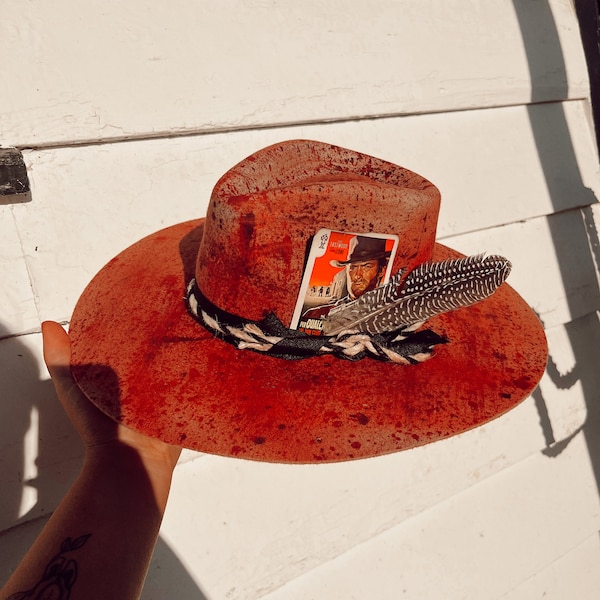 Hand Burned Cowgirl Hat - Etsy