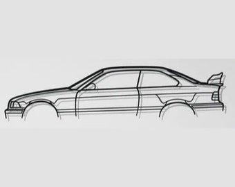 BMW E92 Silhouette DXF - Etsy