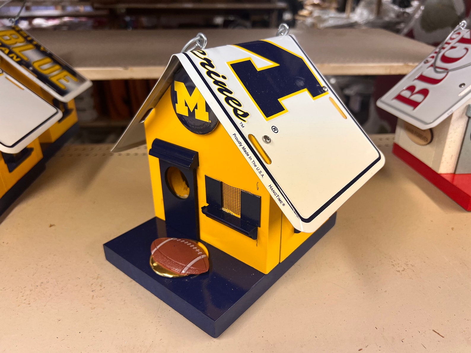 Custom Michigan State License Plate Bird House- Amish Made - Etsy
