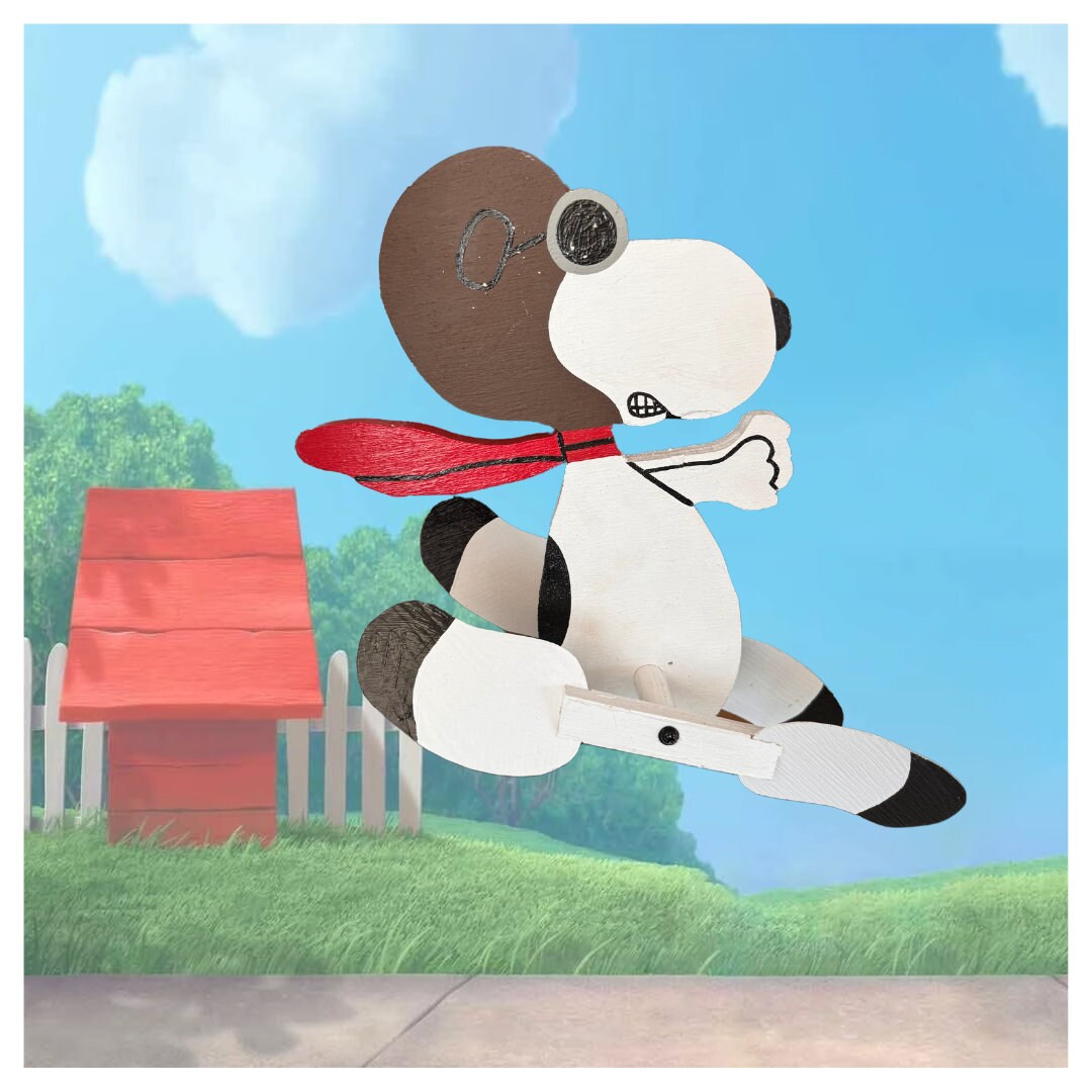 Custom Red Baron Snoopy Whirly Gig [hand-made] - Etsy