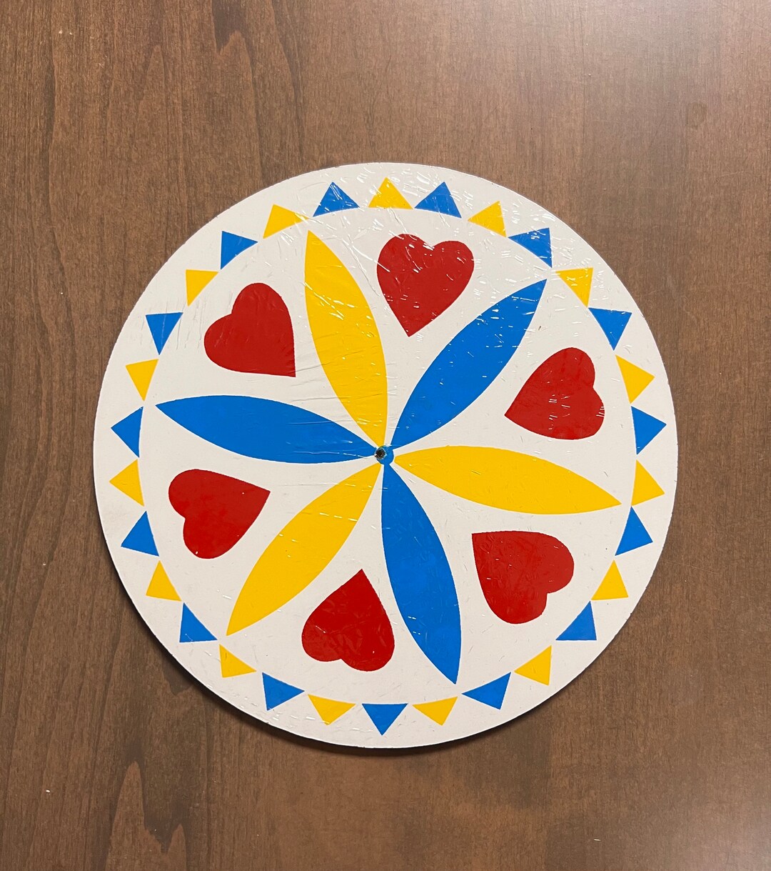 Vintage 8" Love Hex Sign - Etsy