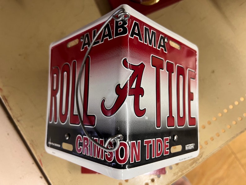 Custom Alabama License Plate Bird House Amish Made - Etsy