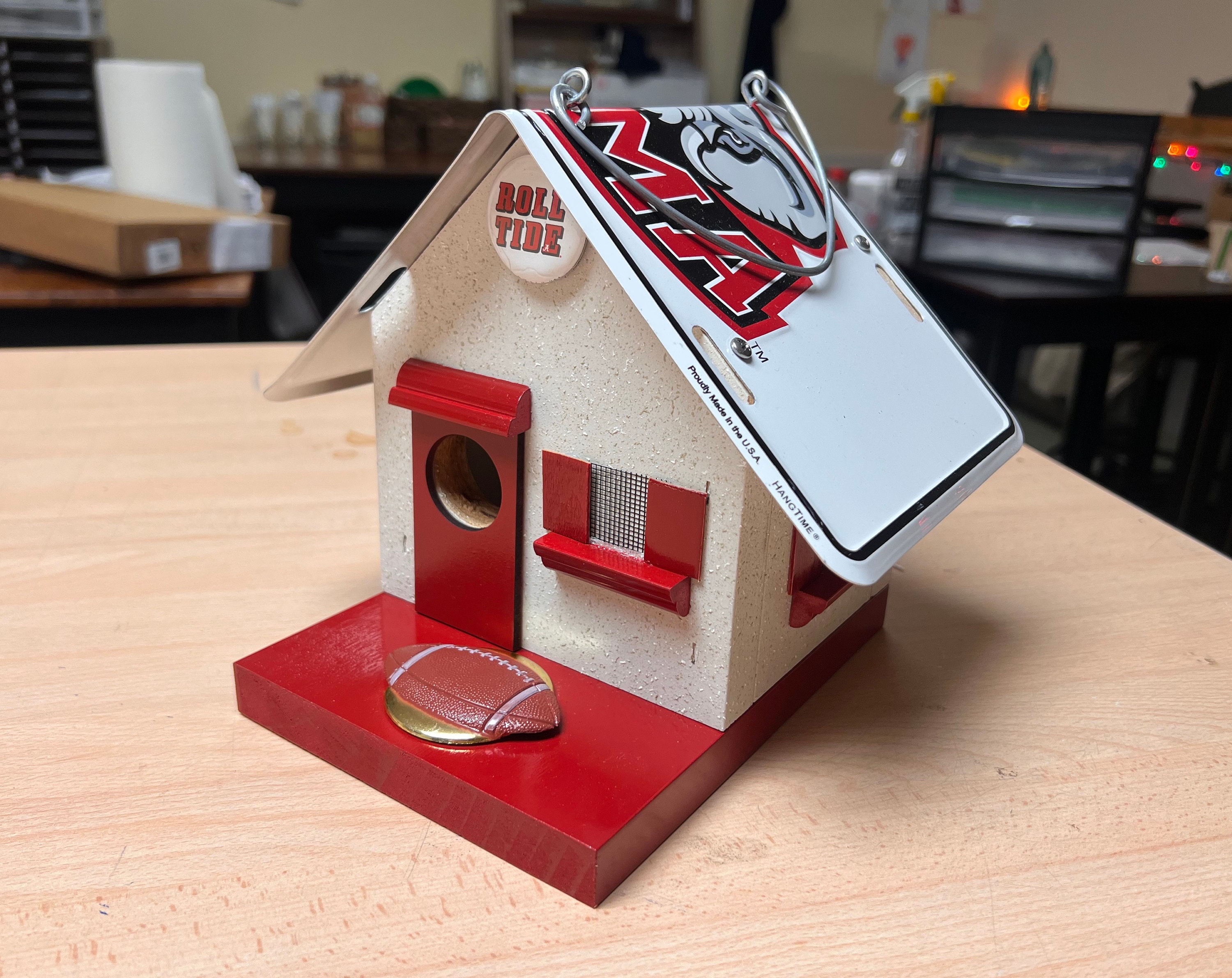 Custom Alabama License Plate Bird House- Amish Made - Etsy