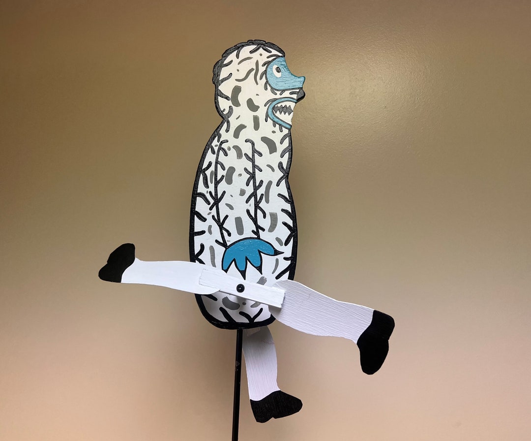 Custom Abominable Snowman Whirly Gig [hand-made] - Etsy