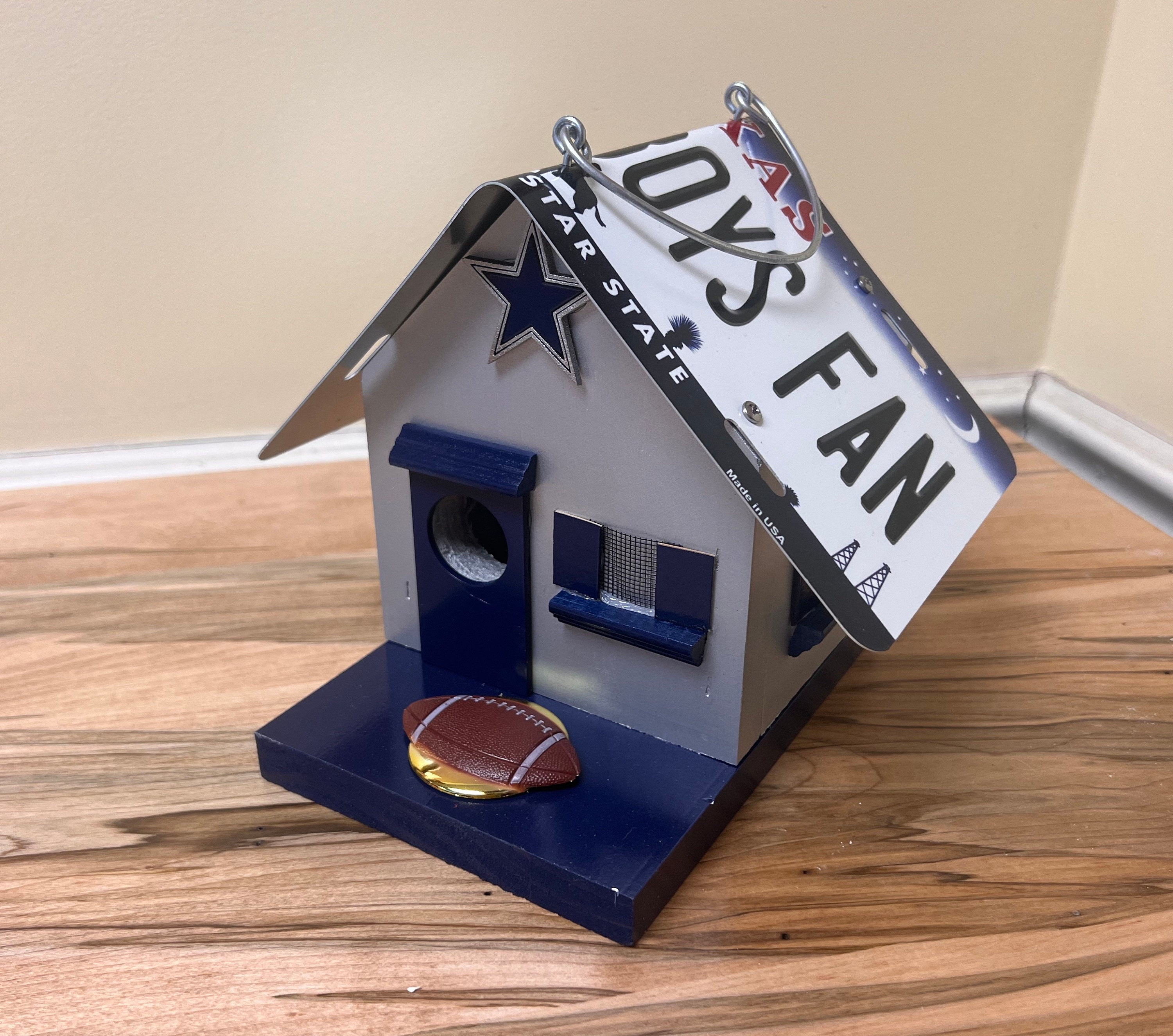 Custom Dallas Cowboys License Plate Bird House- Amish Made - Etsy