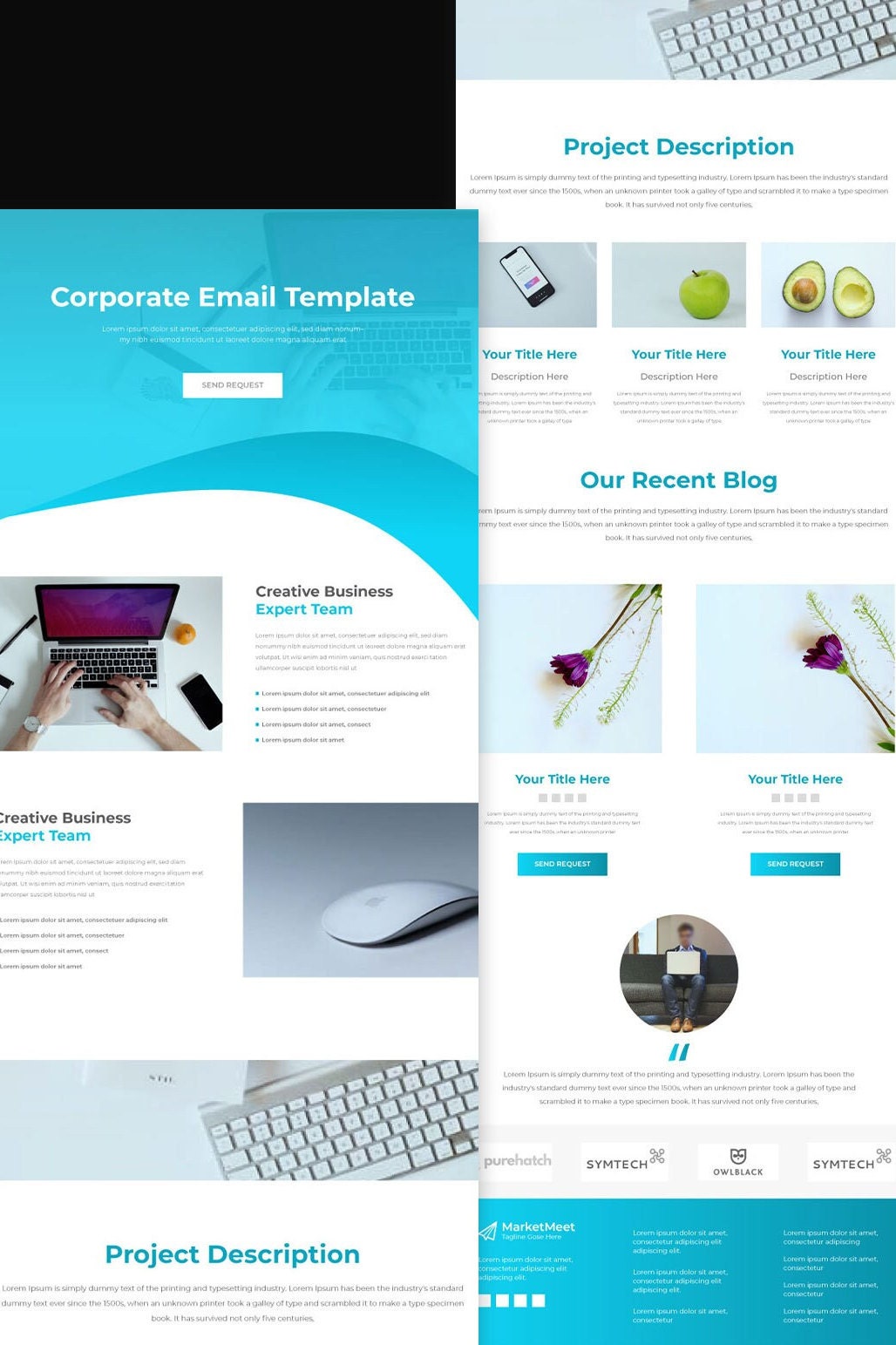 Email Template for Business Email Marketing Newsletter Email - Etsy