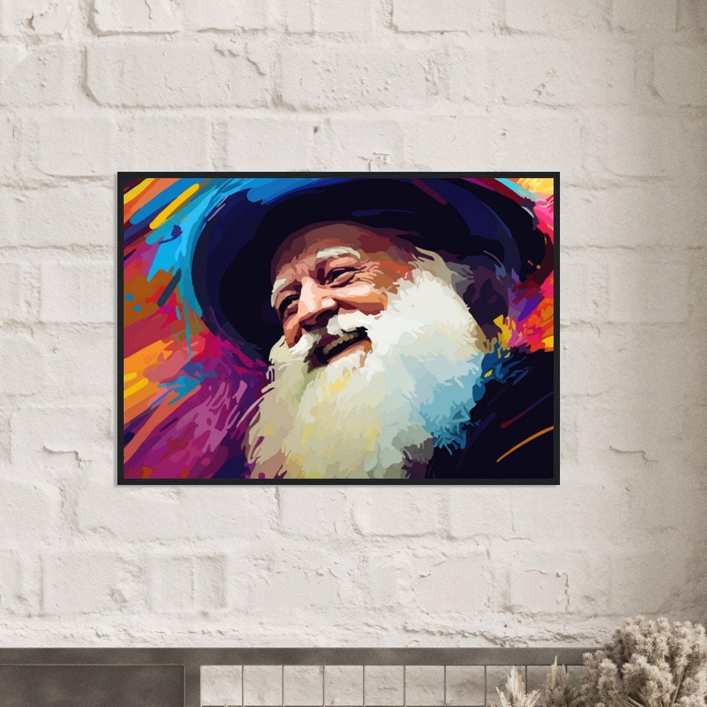 Our Rebbe - the Lubavitcher Rebbe Framed Poster - Inspirational Jewish ...