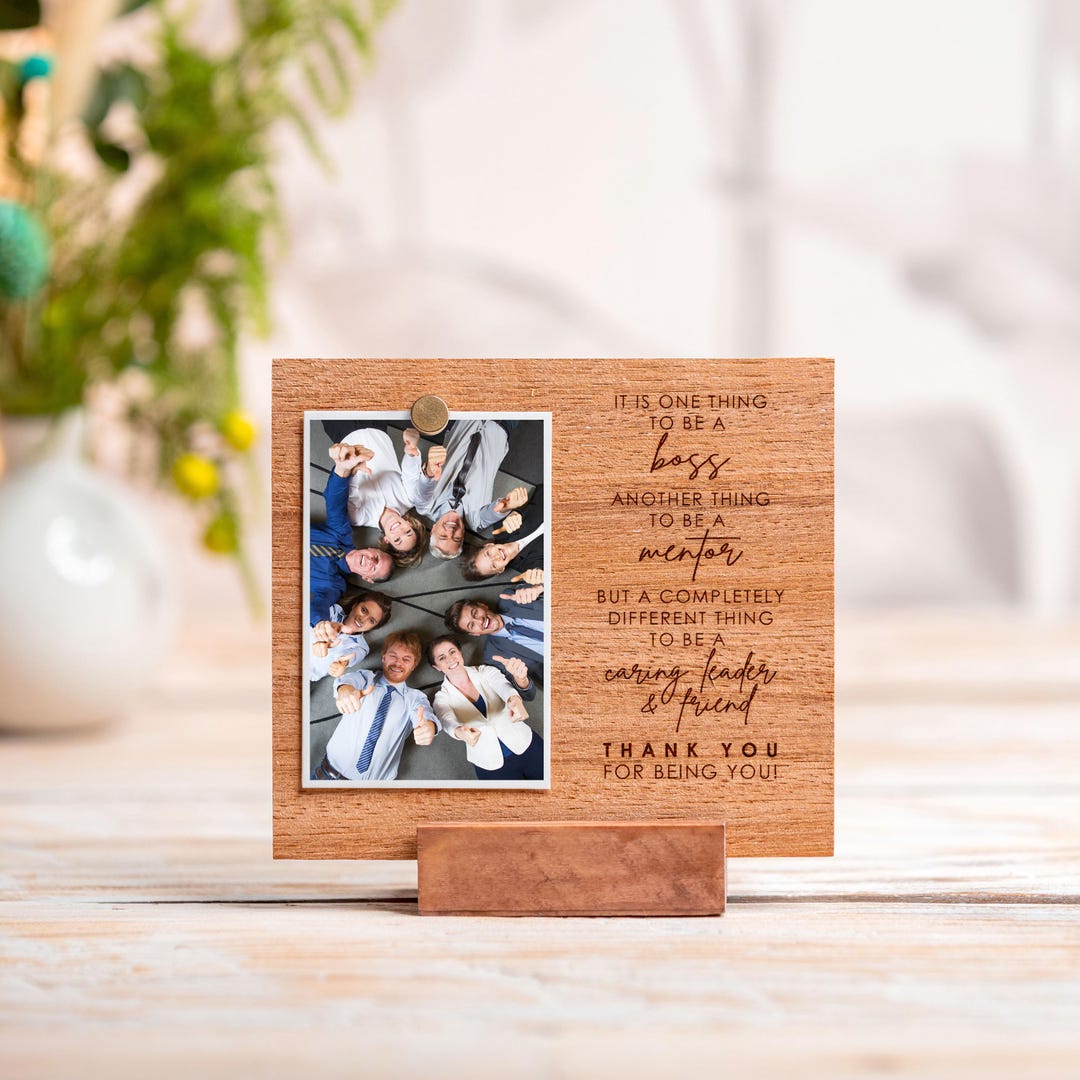 You Are the Boss Everyone Wishes They Had, Personalized Engraved Photo ...