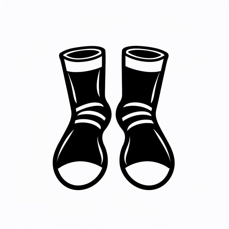 Socks Svg, Socks Svg Bundle, Sock Silhouette, Socks Cut Files, Socks ...