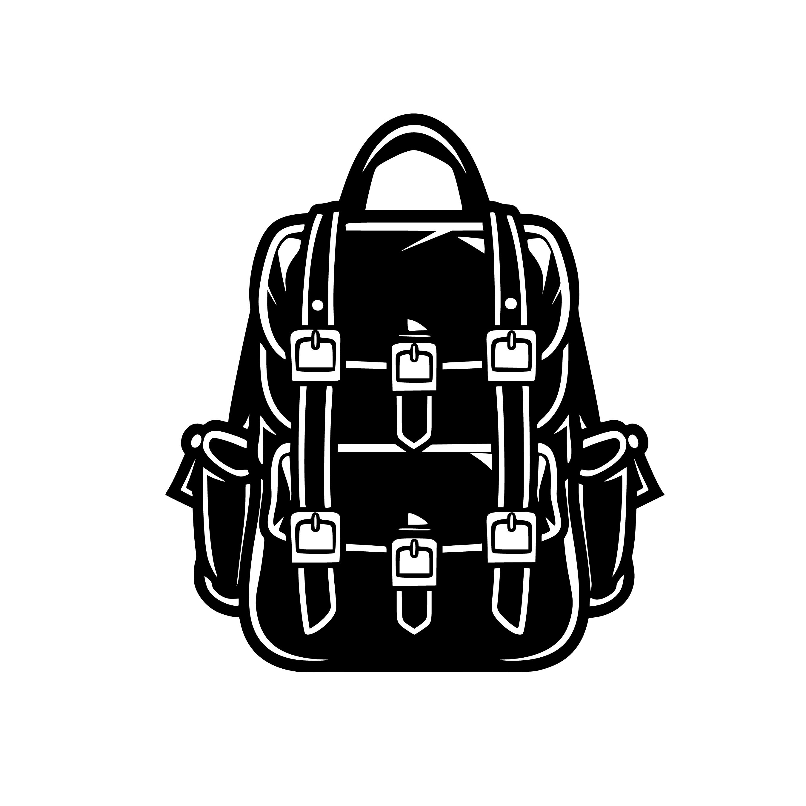 Backpack Svg, Backpack Svg Bundle, Backpack Silhouette, Backpack Cricut ...
