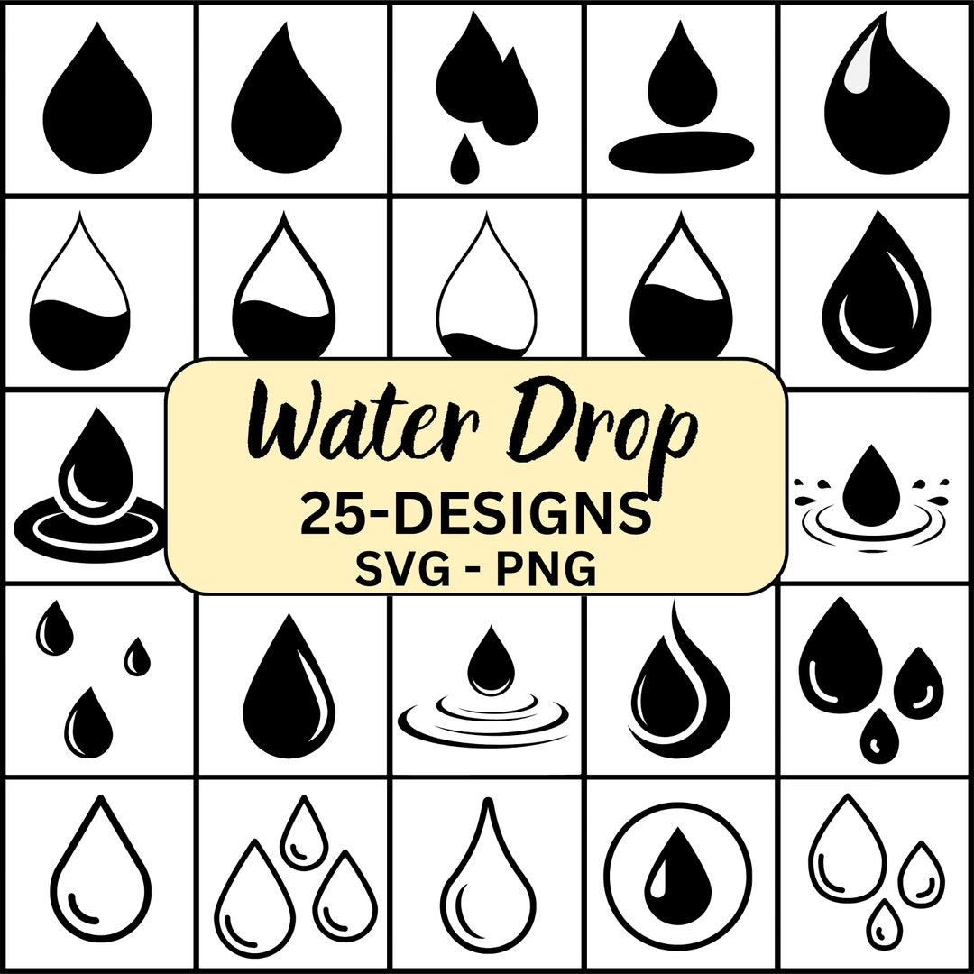 Water Drop Svg, Water Droplet Svg, Water Drop Silhouette, Water Drop ...