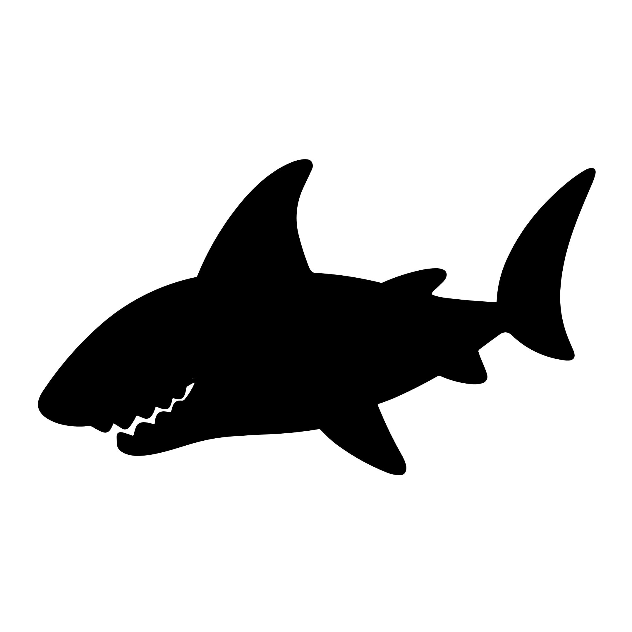 Shark Svg, Sharks Svg, Shark Silhouette, Shark Clipart, Shark Cricut ...
