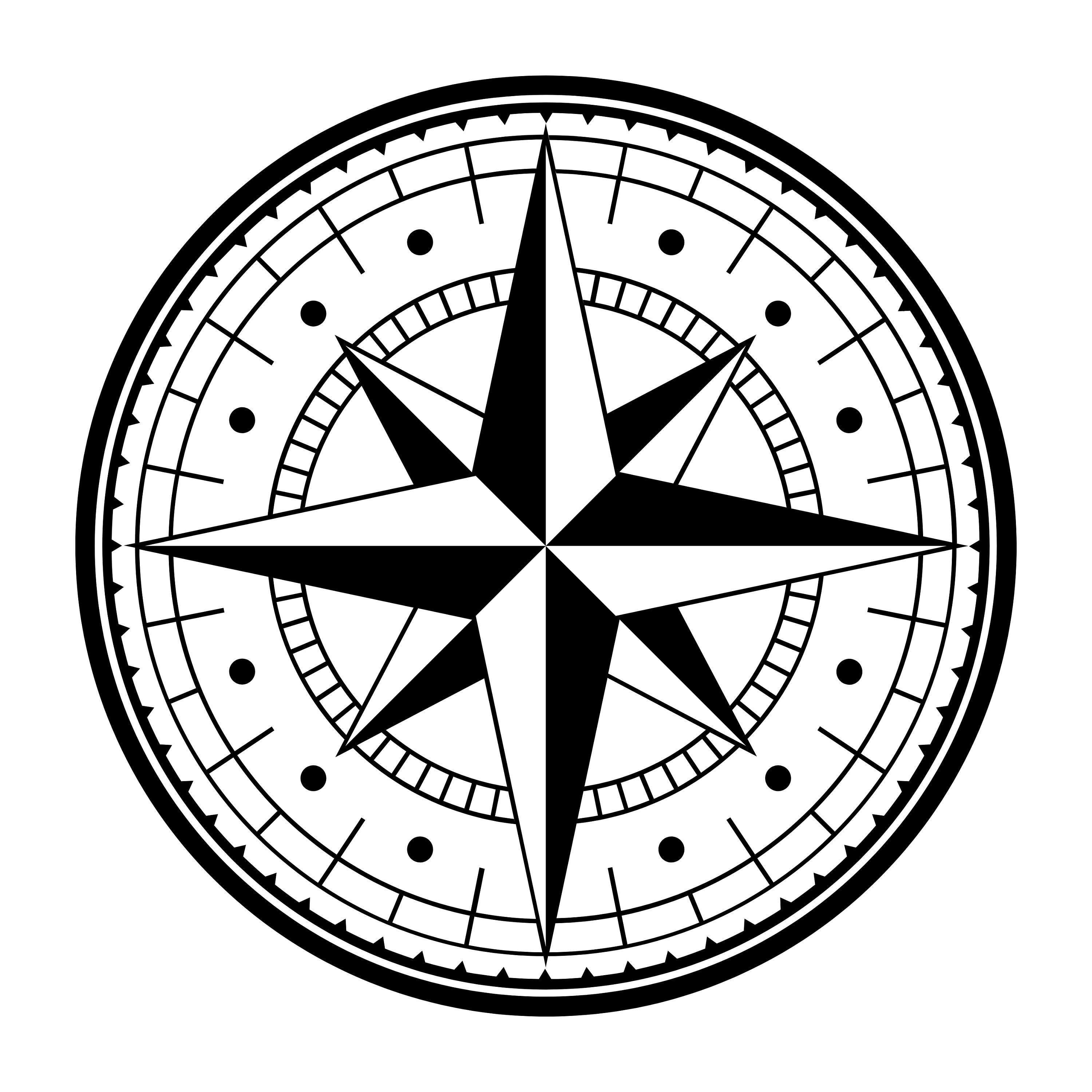 Compass Svg, Compass Svg Bundle, Compass Png Files, Compass Cut Files ...