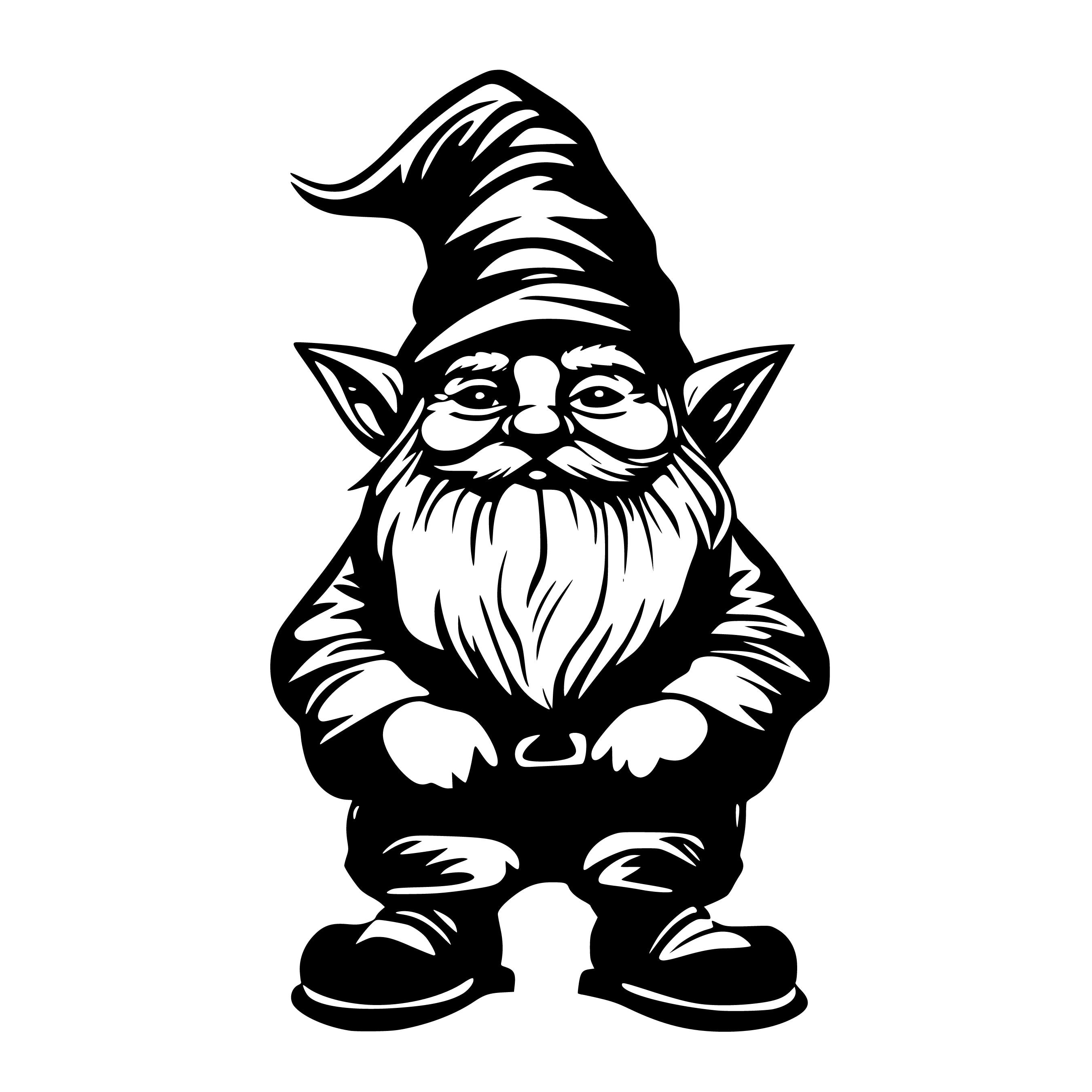 Gnome Svg, Gnome Svg Bundle, Gnome Silhouette, Gnome Svg Png, Gnome ...
