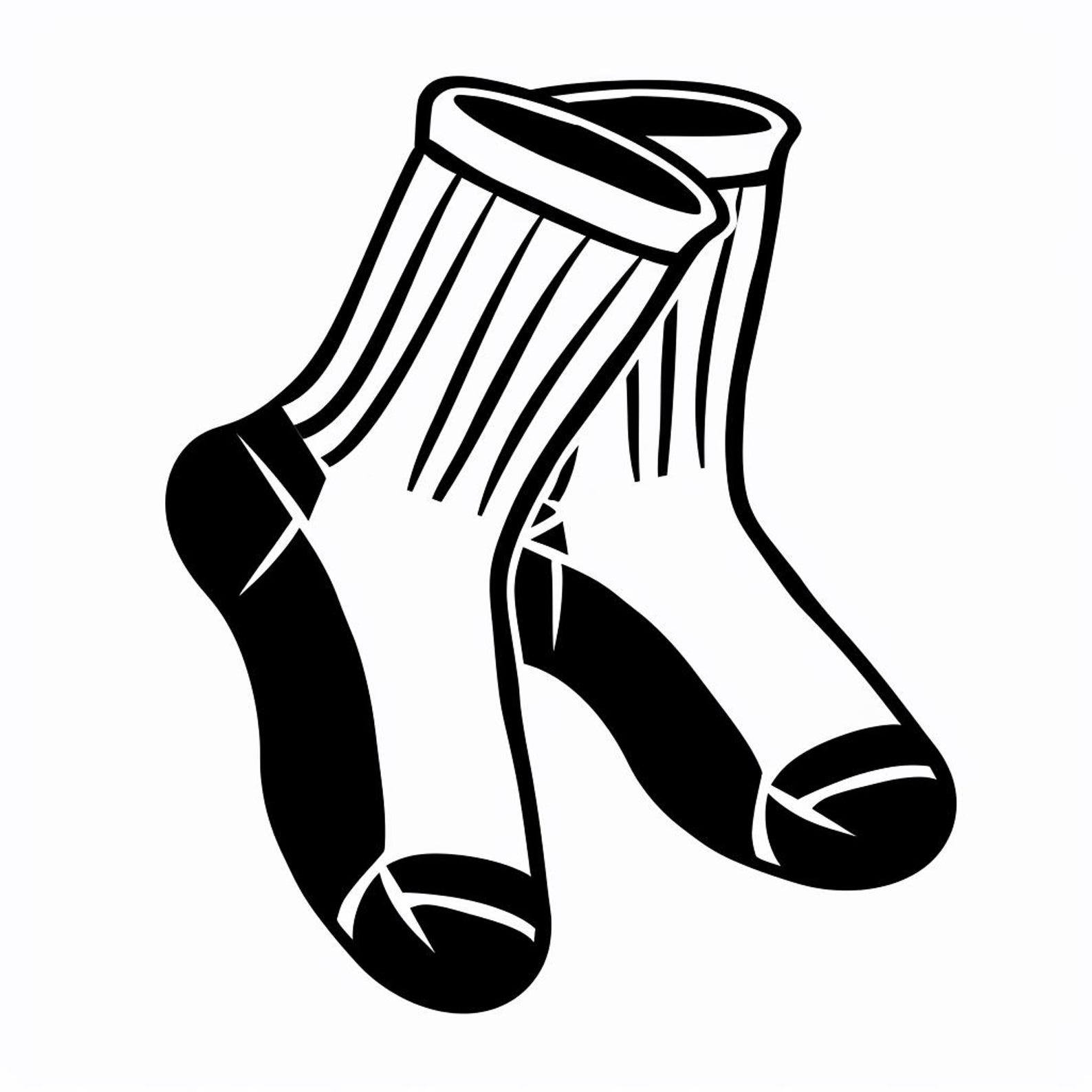 Socks Svg, Socks Svg Bundle, Sock Silhouette, Socks Cut Files, Socks ...