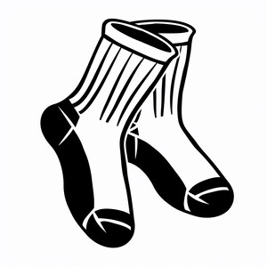 Socks Svg, Socks Svg Bundle, Sock Silhouette, Socks Cut Files, Socks ...
