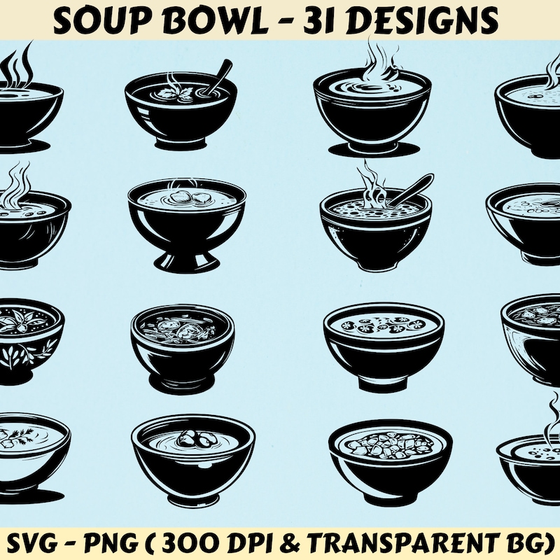 Soup Svg - Etsy