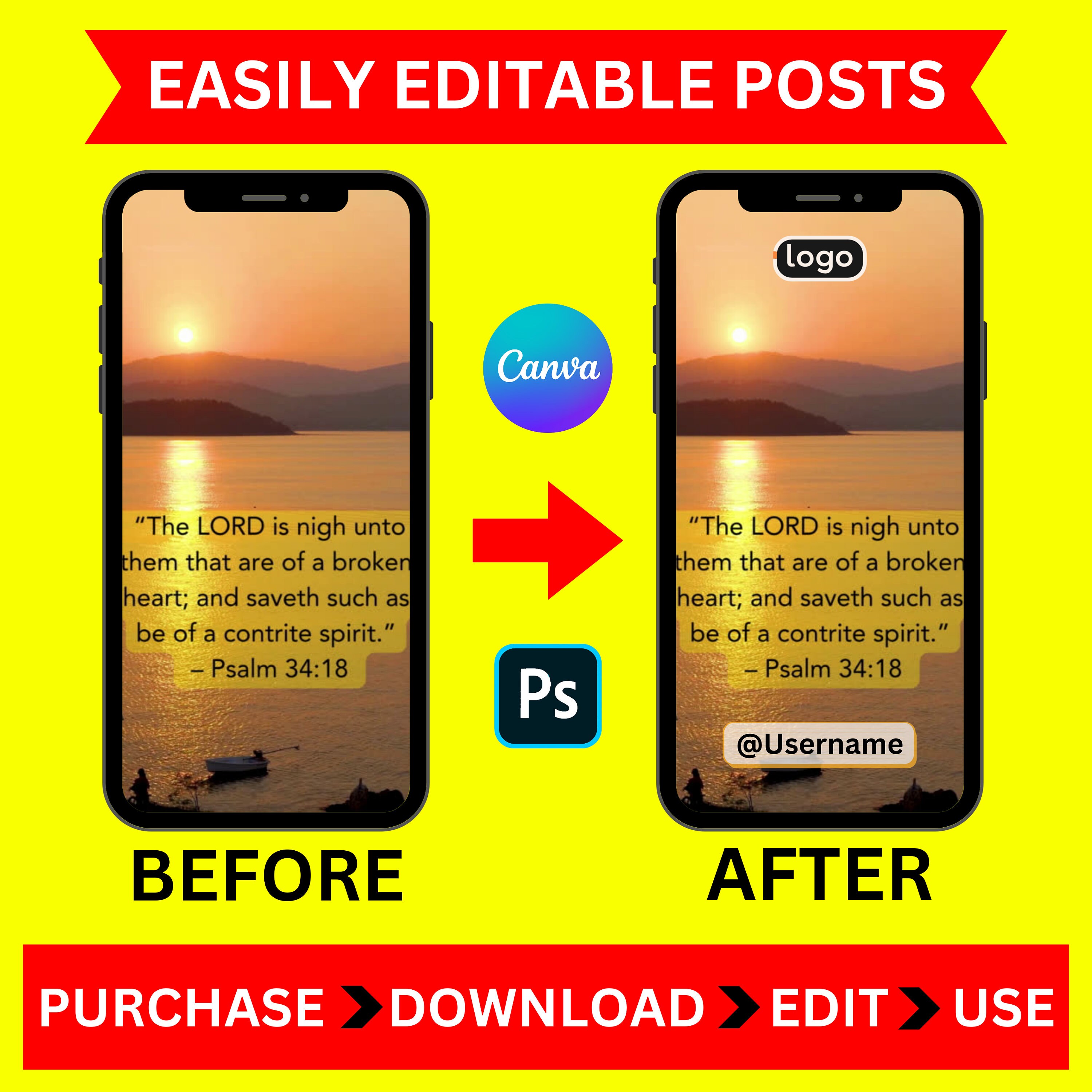 Bible Verses Scriptures Video Reels Bundle Instagram Post Video ...