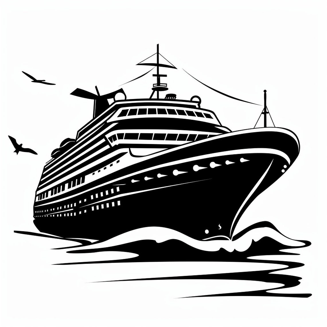 Cruise Ship Svg, Ship Svg, Cruise Svg, Cruise Ship Svg Bundle, Cruise ...