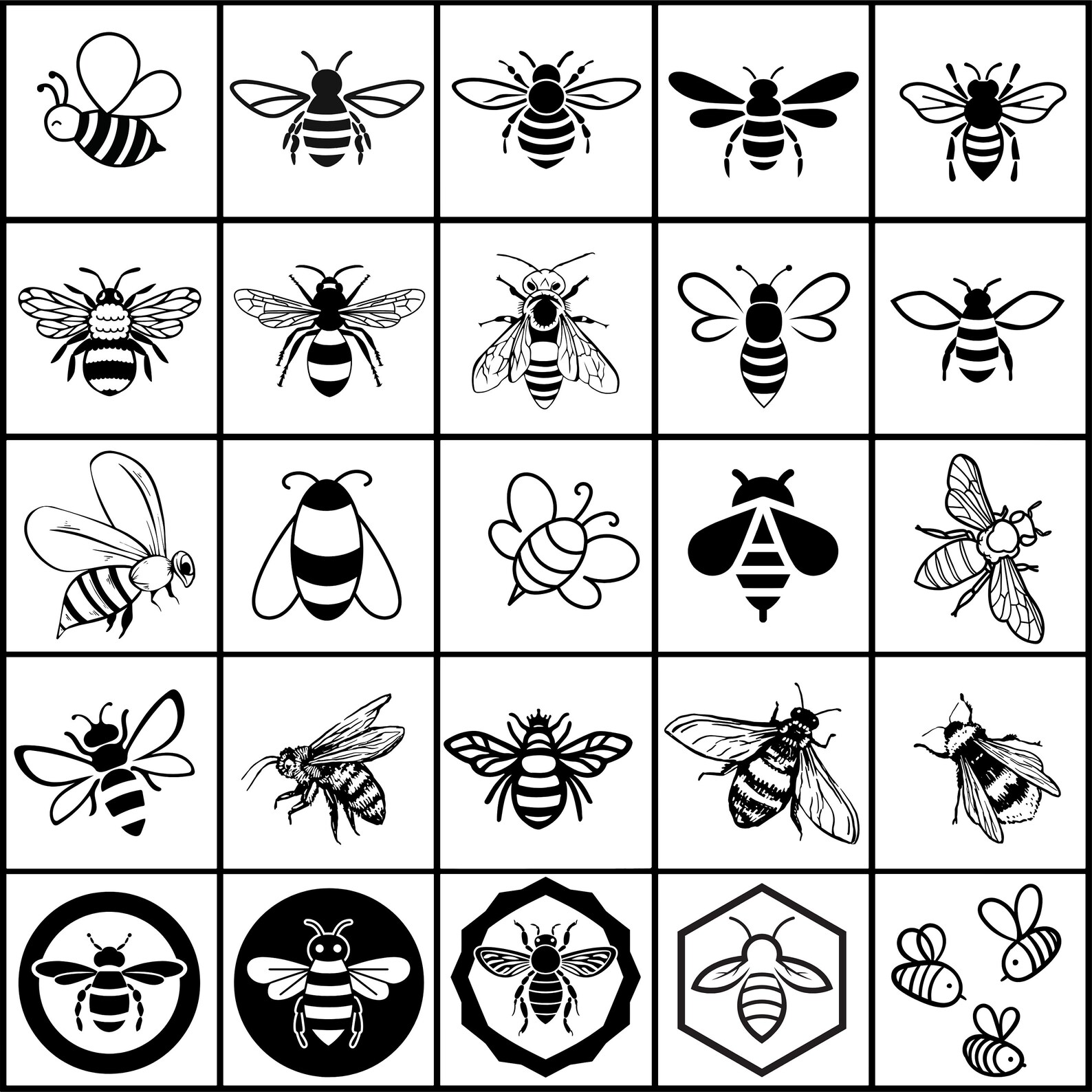 Bee Svg, Bees Svg, Bee Svg Bundle, Bee Png Files, Bee Cricut, Bee Cut ...